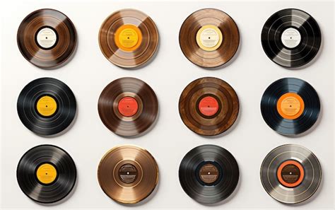 Premium Ai Image Classic Record Collection
