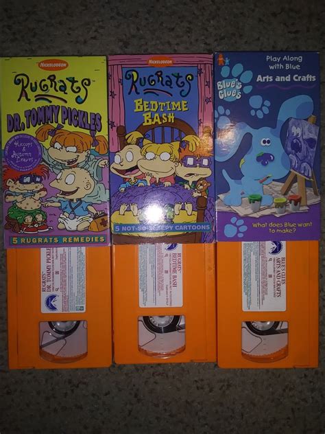 Nickelodeon Nick Jr Vhs Rugrats Bed Time Grelly Usa