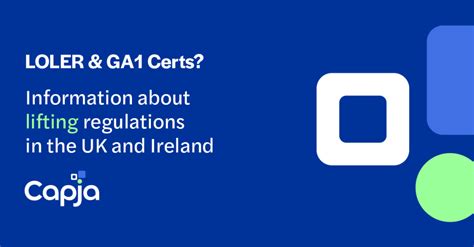 Understanding Loler And Ga1 Certification A Guide To Lifting Equipment
