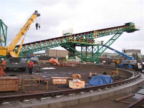 rail unloading and stacking system greenberry industrial