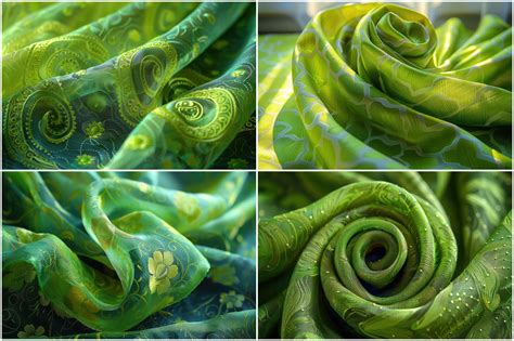 Neon Green Pattern Fabric Graphic By Ai Graphic Design Bundle