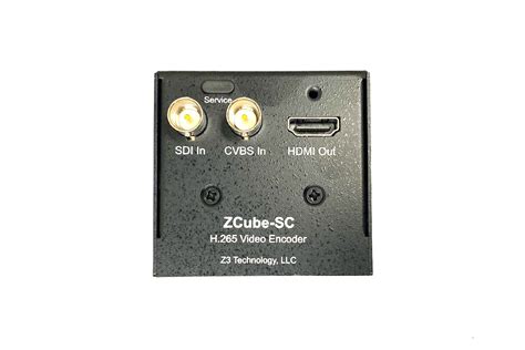 H 265 3g Sdi Encoder Zcube Sc Z3 Technology