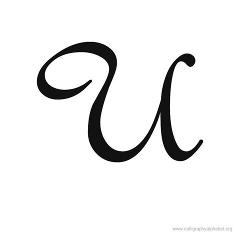 Cursive Letters U At Marilyn Kauffman Blog