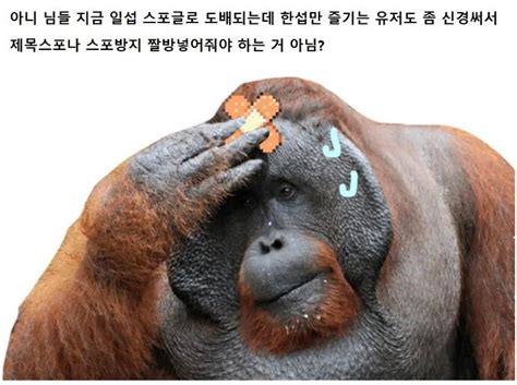 블루아카 침팬지 만화 유머 게시판