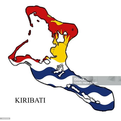 キリバスの地図ベクターイラスト世界経済有名な国オセアニア地域ポリネシアの島ミクロネシア アイコンのベクターアート素材や画像を多数ご用意