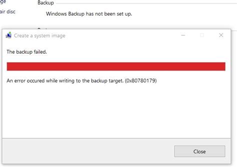 Create A System Image Crashes Most Of The Time Windows 10 Forums