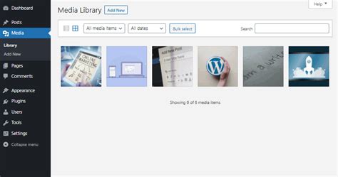 How To Navigate The Wordpress Media Library