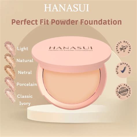 Jual HANASUI PERFECT FIT POWDER FOUNDATION 12 5GR Shopee Indonesia