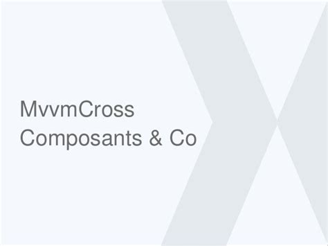Mvvmcross Quickstart