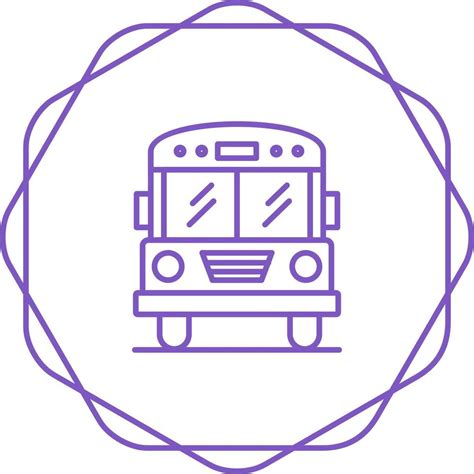 School Bus Vector Icon 22482987 Vector Art At Vecteezy