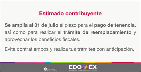 Cuál es el último día para pagar el refrendo en el Estado de México