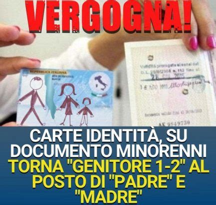 Torna La Dicitura Genitore Sulla Carta Didentit Dei Minori Freeskipper Italia
