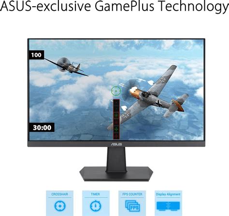 Asus Va24ehf Eye Care Gaming Monitor 24 Fhd Ips Frameless Display