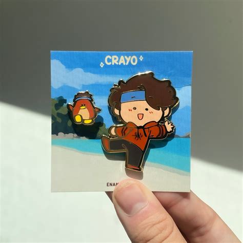 Qsmp Roier Chibi Enamel Pin Crayo Shop