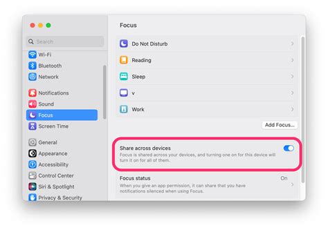 Do Not Disturb Or Focus Mode Not Syncing Across Devices • Macreports