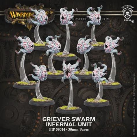 Warmachine Infernals Griever Swarm Unit5 3d Printed Etsy