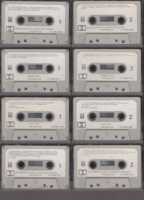 Cassette Cover Art Library The Beatles