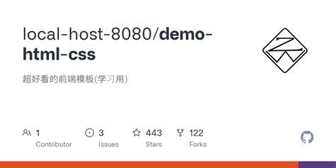 Demo Html Cssdemo00demoindexhtml At Master · Local Host 8080demo