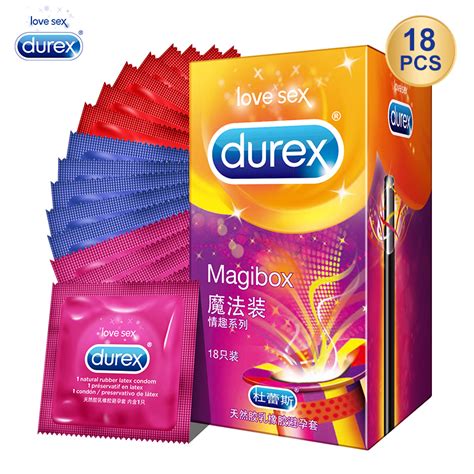 Durex Condoms Magic Spice 18pcs Mixed 4 Style Convex Thread Convex