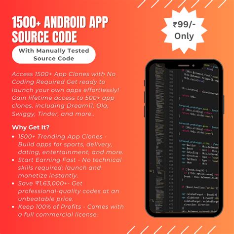 Get 1500 Android App Source Codes Updated 2025 Start Your App