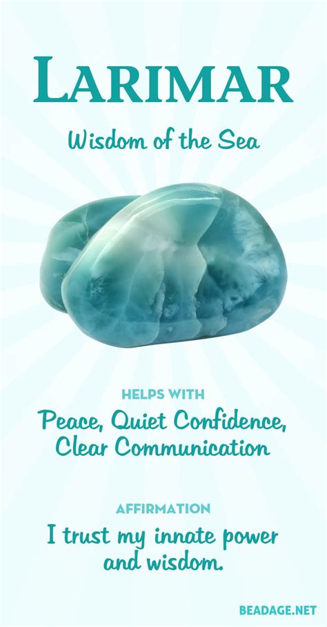 Larimar Meaning and Properties | Crystals, Gemstone healing, Crystals ...