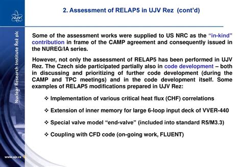 Application Of Relap5 To Safety Analysis Of Czech Npps Ppt Download