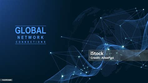 비즈니스 글로벌 네트워크 연결 글로벌 비즈니스의 세계지도 포인트 및 라인 구성 개념 글로벌 인터넷 기술 빅 데이터 시각화 벡터 그림입니다 데이터에 대한 스톡 벡터 아트 및
