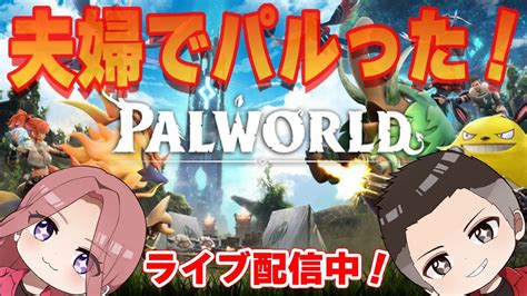 今話題の神ゲーpalworld！今日もパルってくぜ‐ーーーー‼ 白ちゃんちライブ配信‼ Youtube