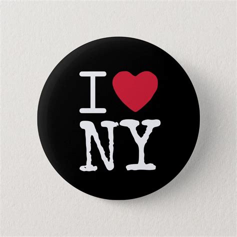New York Love Button Custom Holiday Card Christmas Card Holders How