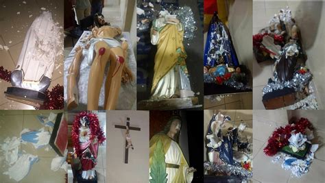 ICatolica PR Homem Invade Igreja E Quebra Todas Imagens Sacras Do
