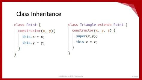 M11 Class And Class Inheritance In Javascript Youtube