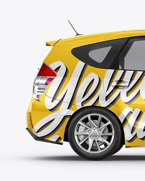 Compact Mpv Mockup Side View On Yellow Images Object Mockups Compact Mpv Mockup Side View On Yellow Images Object Mockups