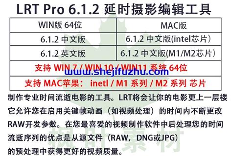 延时摄影软件lrtimelapse 612 汉化中文版 Lrt Pro Winmac 设计辅助资源库
