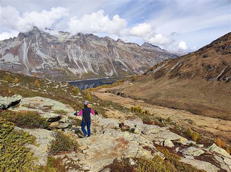 Zurück in den Herbstfarben des einsamen Val Fedoz Fotos hikr org