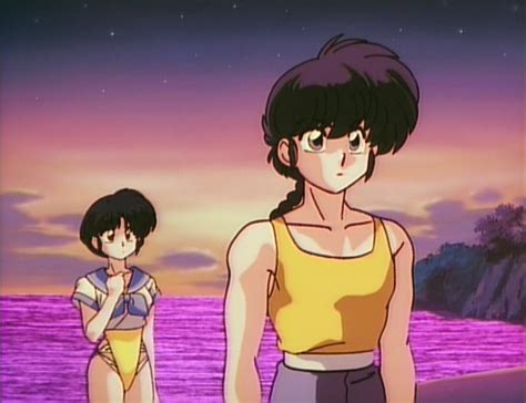 Ranma Movie Ranma And Akane On The Beach Akane Tendo Photo