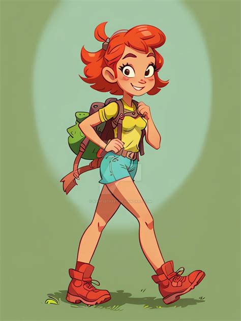 Cartoon 25624 Hiker Girl By Rosesstreet On Deviantart