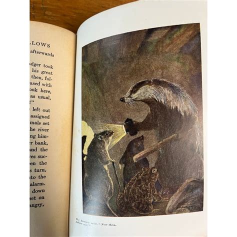1913 The Wind In The Willows Kenneth Grahame Antique Hardcover Book 1st