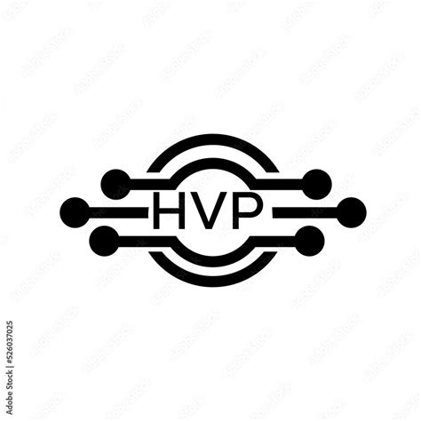 Hvp Letter Logo Hvp Best White Background Vector Image Hvp Monogram