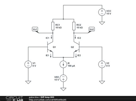 Diff Amp 003 Circuitlab