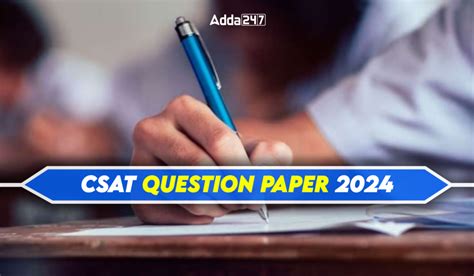 UPSC CSAT Question Paper 2024 Download CSE Prelims CSAT Papers PDF
