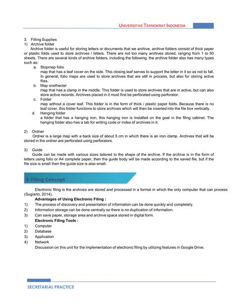 Modul e filing | PDF | Data Storage and Warehousing | Computing