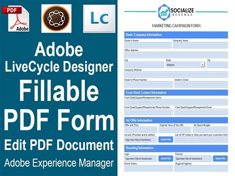 Fillable Pdf Form Editing Pdf Dynamic Form Interactive Pdf Livecycle