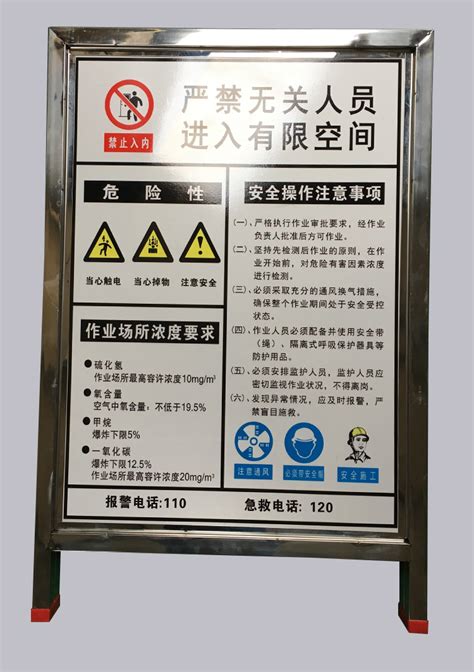 有限空间标志牌 产品展示 石家庄安科电气有限公司