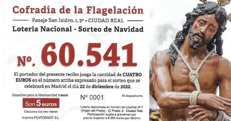 COFRADÍA DE LA FLAGELACIÓN YA A LA VENTA LAS PARTICIPACIONES DE LA