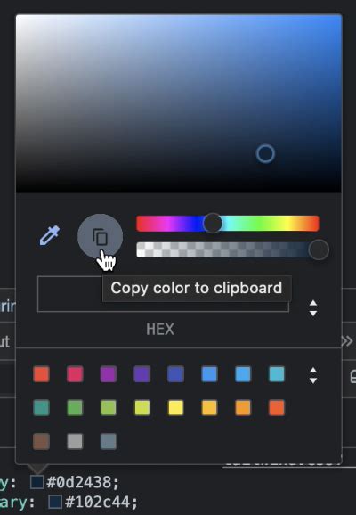 Color Picking With Chrome Devtools