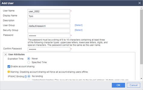 Web Example For Configuring Local Authentication On Remote Access