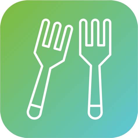 Premium Vector Fork Icon Style
