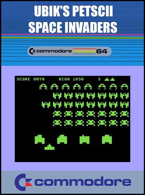 Ubik S PETSCII Space Invaders Images LaunchBox Games Database Ubik S PETSCII Space Invaders Images LaunchBox Games Database