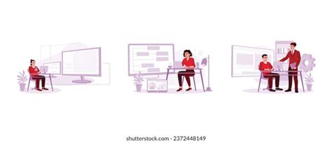 Professional Expert Html Database Structure Screen Stock Vector