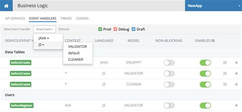 Models In Console Developing Backendless Server Code With Nodejs